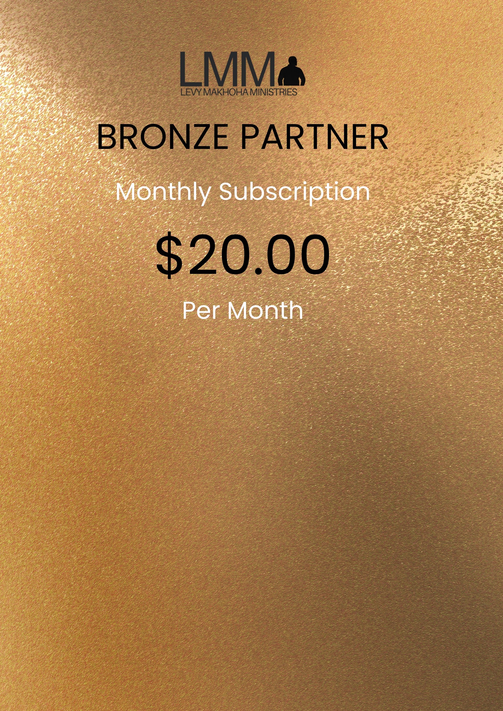 Bronze Partner – Levy Makhoha